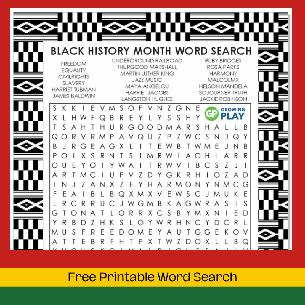 Free Printable Black History Worksheets - Free Printable Worksheet
